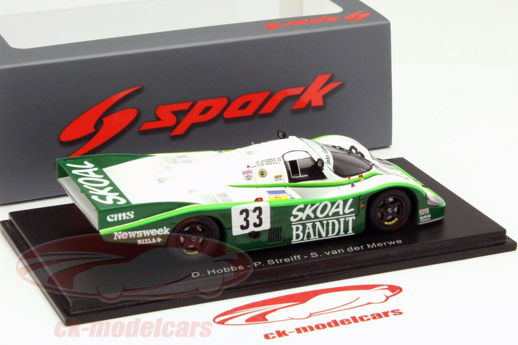 Spark 1:43 Porsche 956B #33 3 24h LeMans 1984 John Fitzpatrick Racing S4172 model auto S4172 ...