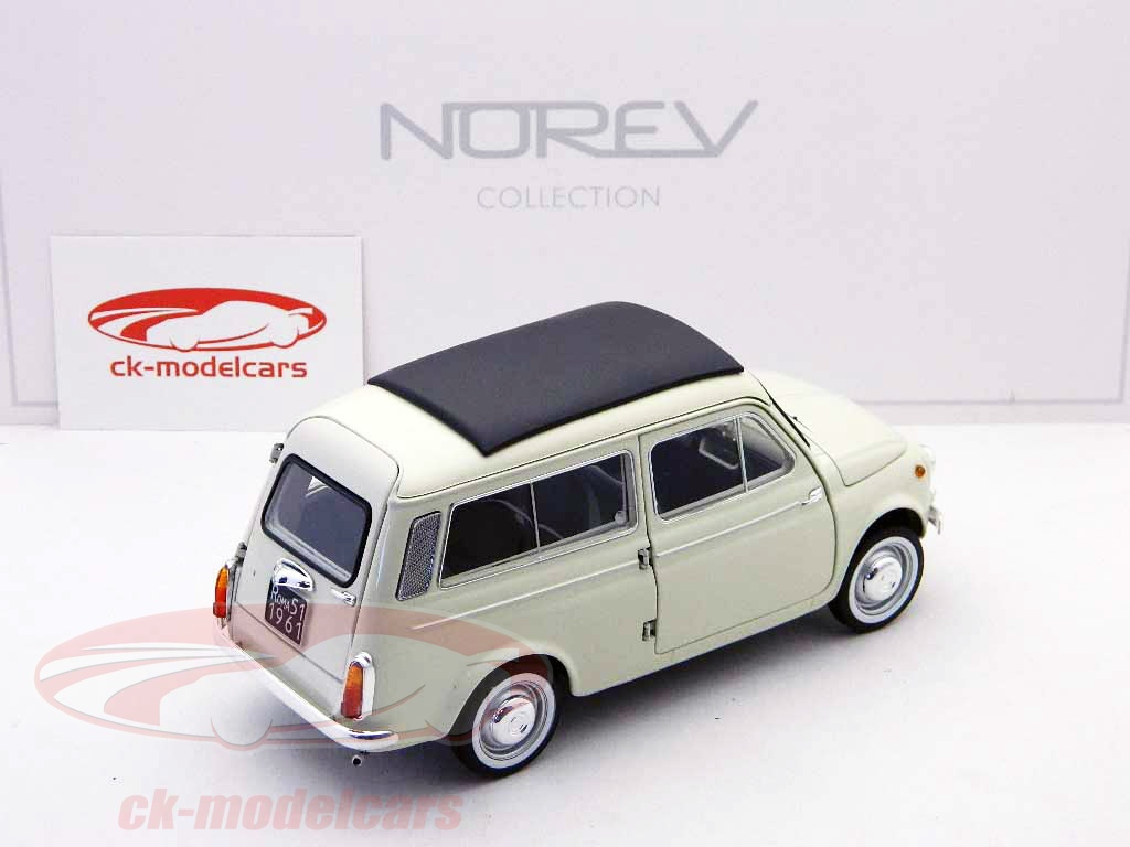 Norev 1:18 Fiat 500 Jardimière 1960 cream white 187721 modelo coche ...