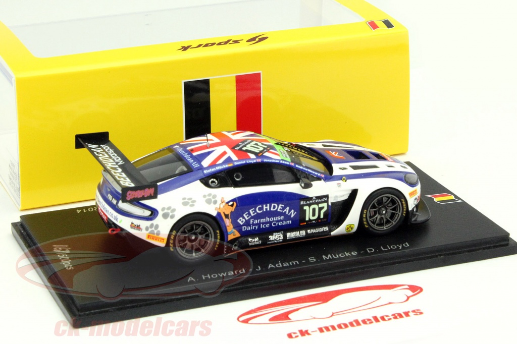 Spark 1:43 Aston Martin Vantage GT3 #107 24h Spa 2014 Beechdean ...