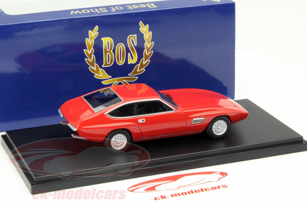 BoS-Models 1:43 Intermeccanica Indra Coupe イヤー 1971 赤 BOS43175 モデル 車 ...