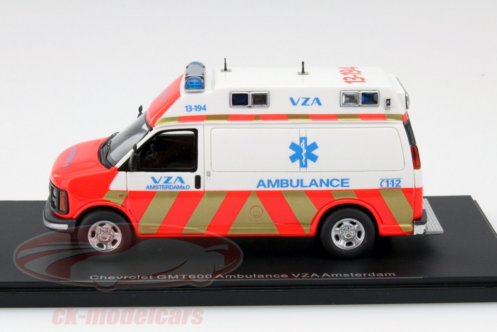 Neo 1:43 Chevrolet GMT 600 Ambulance VZA Amsterdam NEO43598 model auto ...