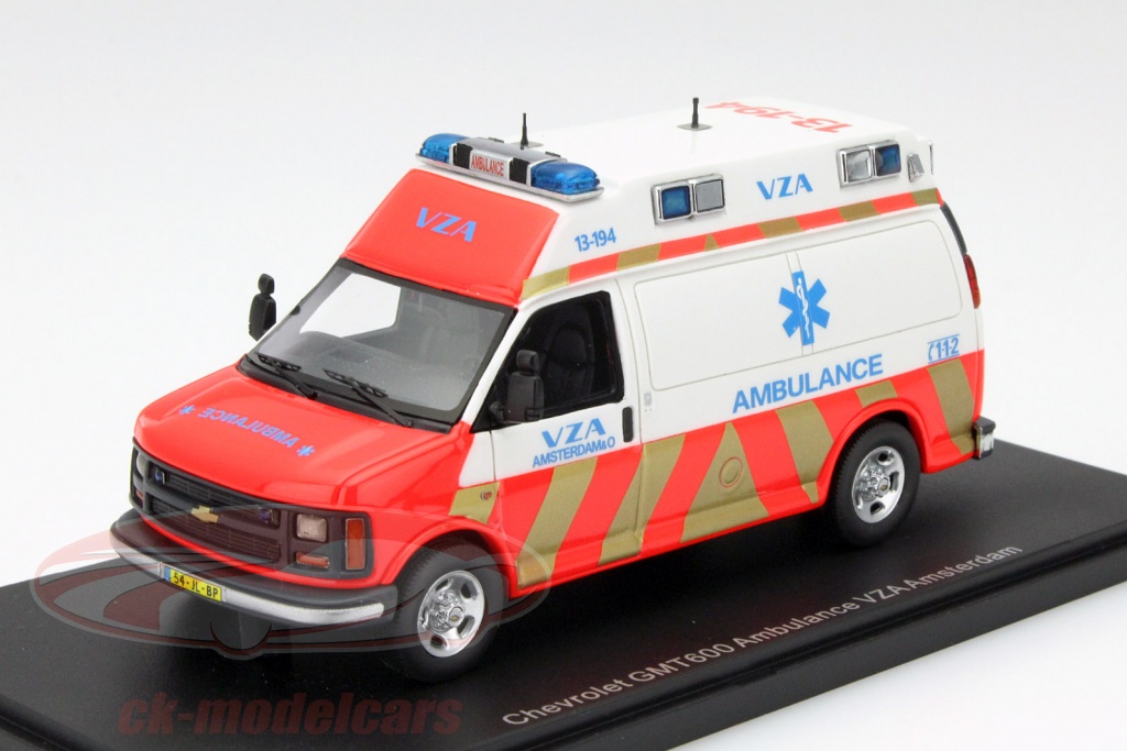 Neo 1:43 Chevrolet GMT 600 Ambulance VZA Amsterdam NEO43598 model auto ...