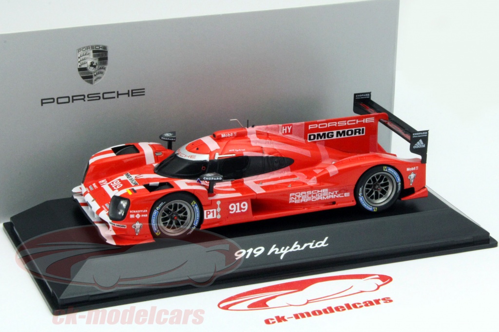Spark 1:43 Porsche 919 Hybrid #919 Présentation Car 2015 rouge WAP0205000F modèle voiture ...
