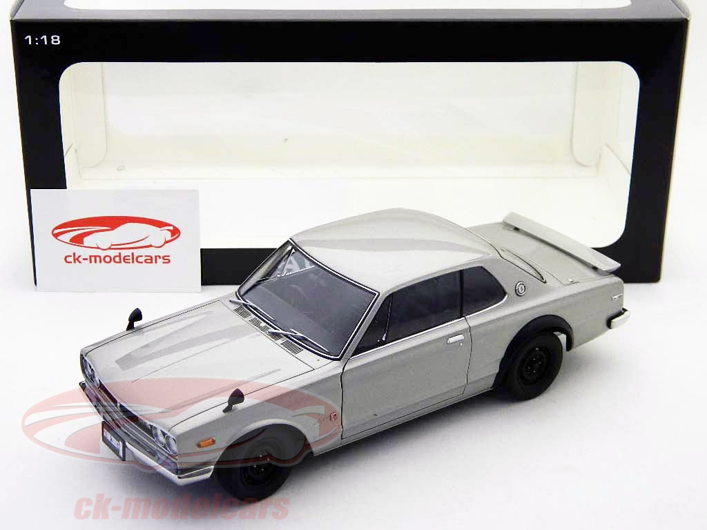 AUTOart 1:18 Nissan Skyline GT-R (KPGC10) 1st Gen. silver 77381 model ...