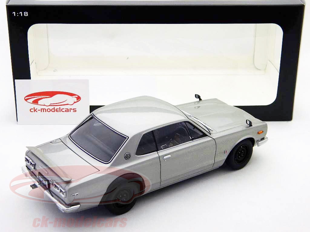 AUTOart 1:18 Nissan Skyline GT-R (KPGC10) 1st Gen. silver 77381 model ...