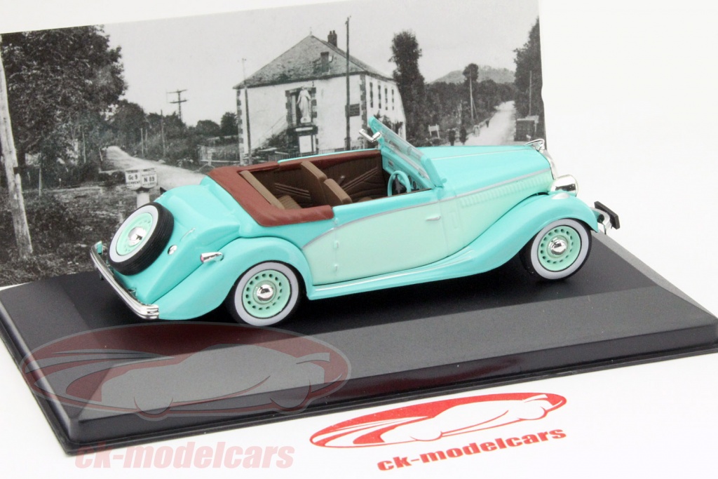Altaya 1:43 Salmson S4E Cabriolet Year 1938 turquoise MAG GE52 model ...