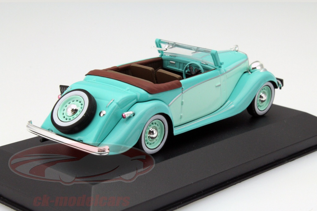 Altaya 1:43 Salmson S4E Cabriolet Year 1938 turquoise MAG GE52 model ...