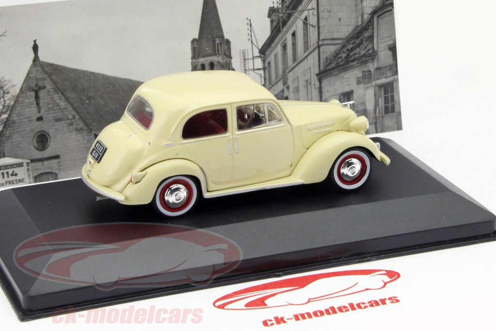 Altaya 1:43 Simca Huit Year 1938 beige MAG GE55 model car MAG GE55