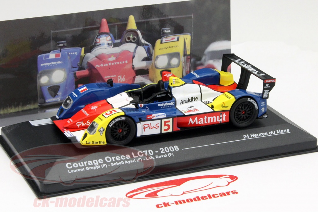 Altaya 1:43 Courage Oreca LC70 #5 24h LeMans 2008 Team ORECA-Matmut ...