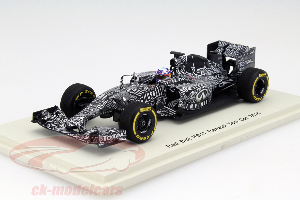 Spark 1:43 Daniel Ricciardo Red Bull RB11 テスト カー フォーミュラ 1 2015 S4620 ...