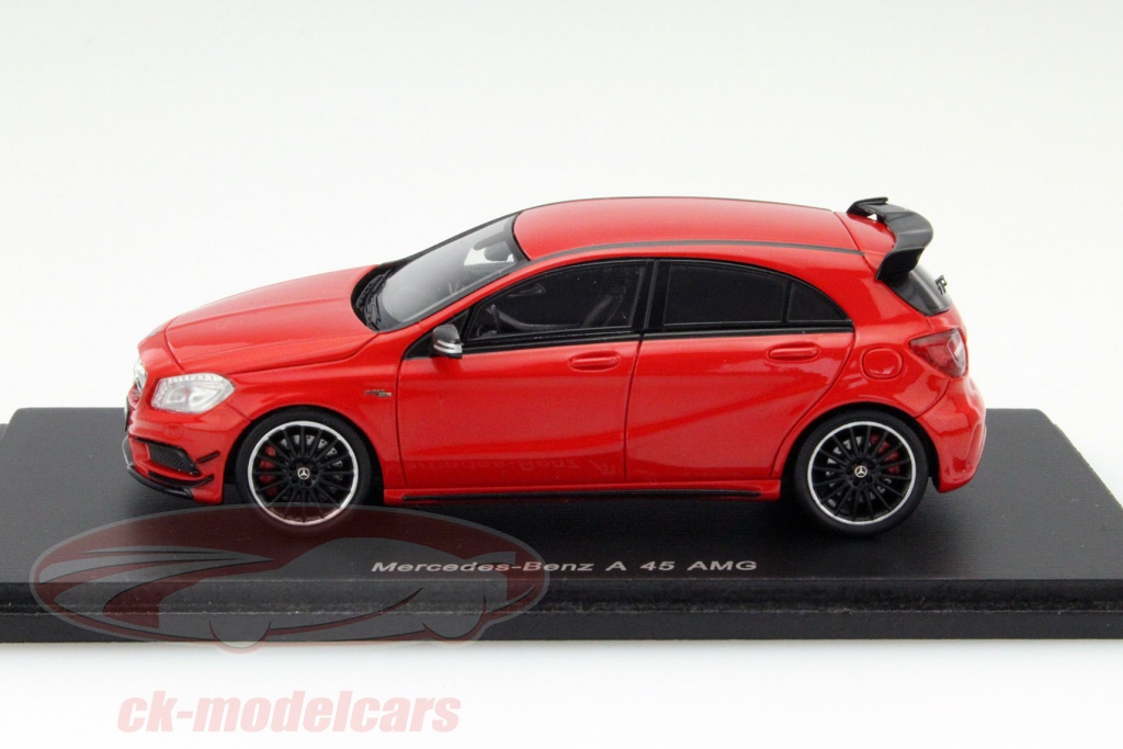 Spark 1:43 Mercedes-Benz A45 AMG Year 2014 red S1075 model car S1075 ...