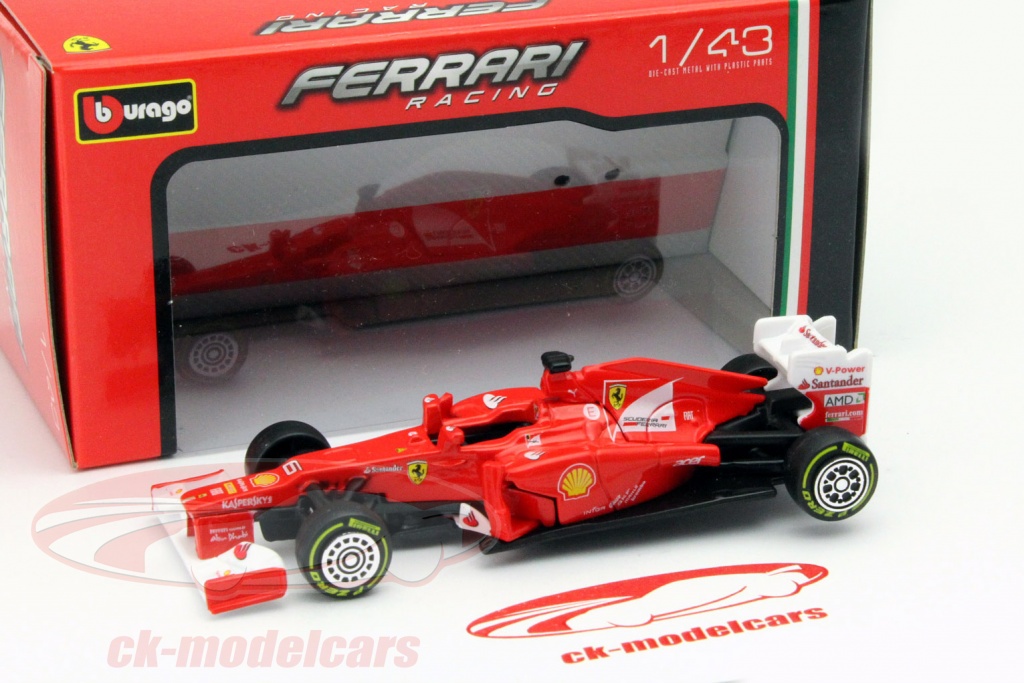 Bburago 1:43 Felipe Massa Ferrari F2012 #6 Formula 1 2012 31135 model ...