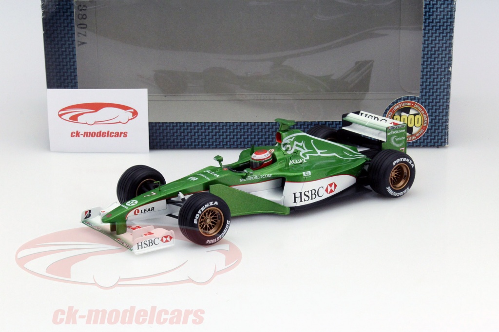 HotWheels 1:18 Eddie Irvine Jaguar R1 #7 Formel 1 2000 26699 Modellauto 26699 074299266997