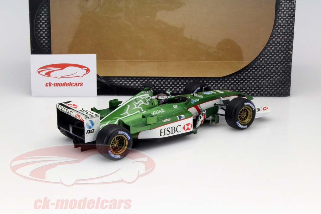 HotWheels 1:18 Eddie Irvine Jaguar R3 #16 Fórmula 1 2002 54628 modelo ...