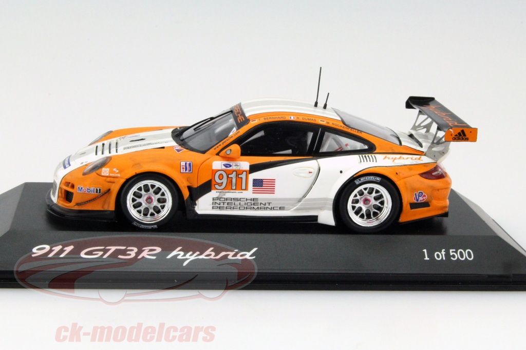 Spark 1:43 Porsche 911 GT3 R Hybrid #911 Test Atlanta 2010 MAP02020915 ...