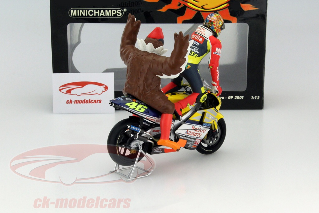 Minichamps 1:12 Valentino Rossi and Chicken Figure GP 250 Barcelona ...
