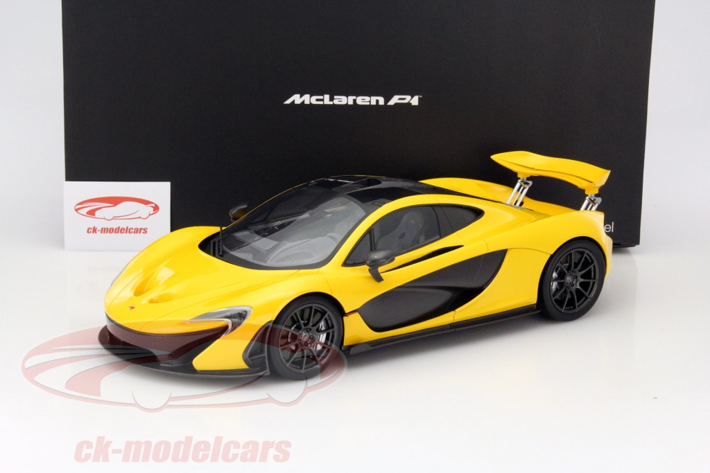 True Scale 1:12 McLaren P1 Year 2013 Volcano yellow TSM141206 model car ...