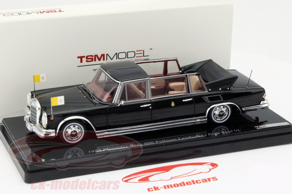 True Scale 1:43 Mercedes-Benz 600 Pullman Landaulet - Pope Paul VI ...