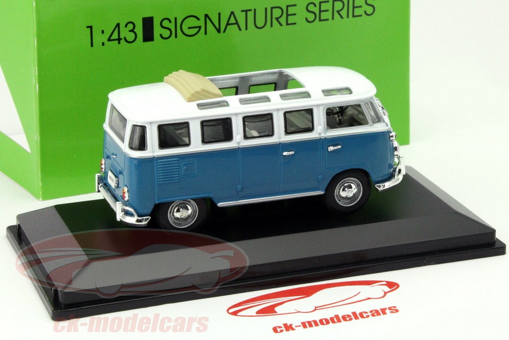 Lucky DieCast 1:43 Volkswagen VW Microbus Year 1962 blue 43208 model ...