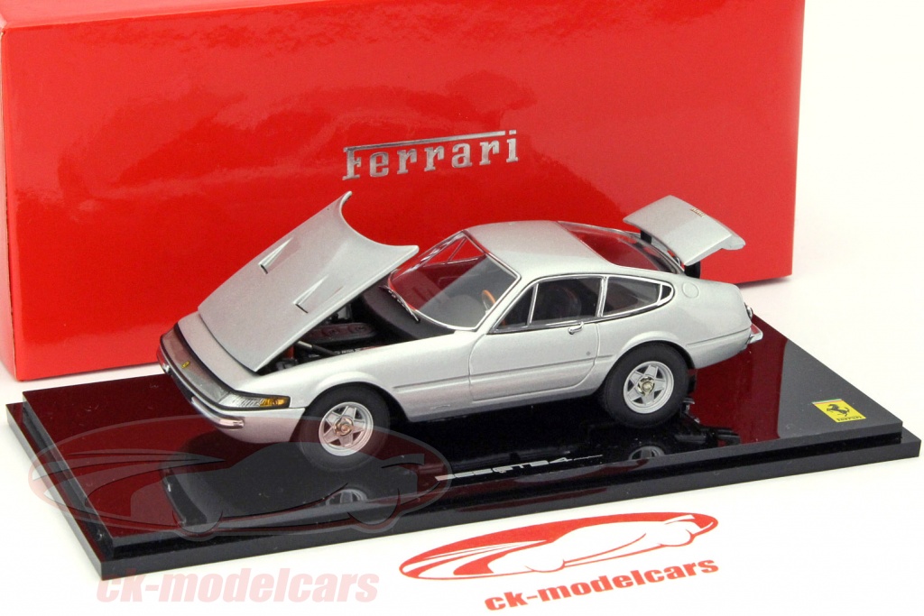Kyosho 1:43 Ferrari 365 GTB/4 Early Version silber 05051S Modellauto ...