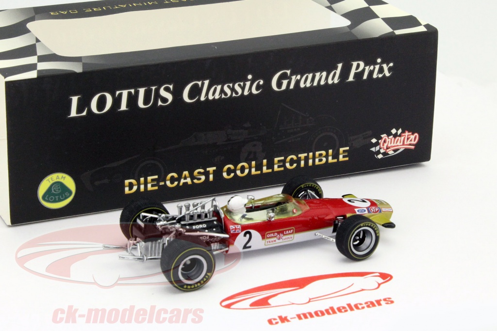 Quartzo 1:43 Richard Attwood Lotus 49b #2 Monaco GP Formula 1 1969 ...