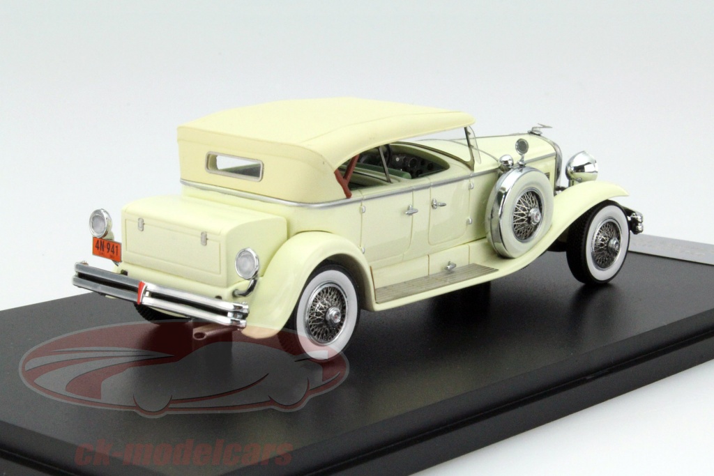 Neo 1:43 Duesenberg Model J Tourster Derham Year 1930 beige NEO45941 ...