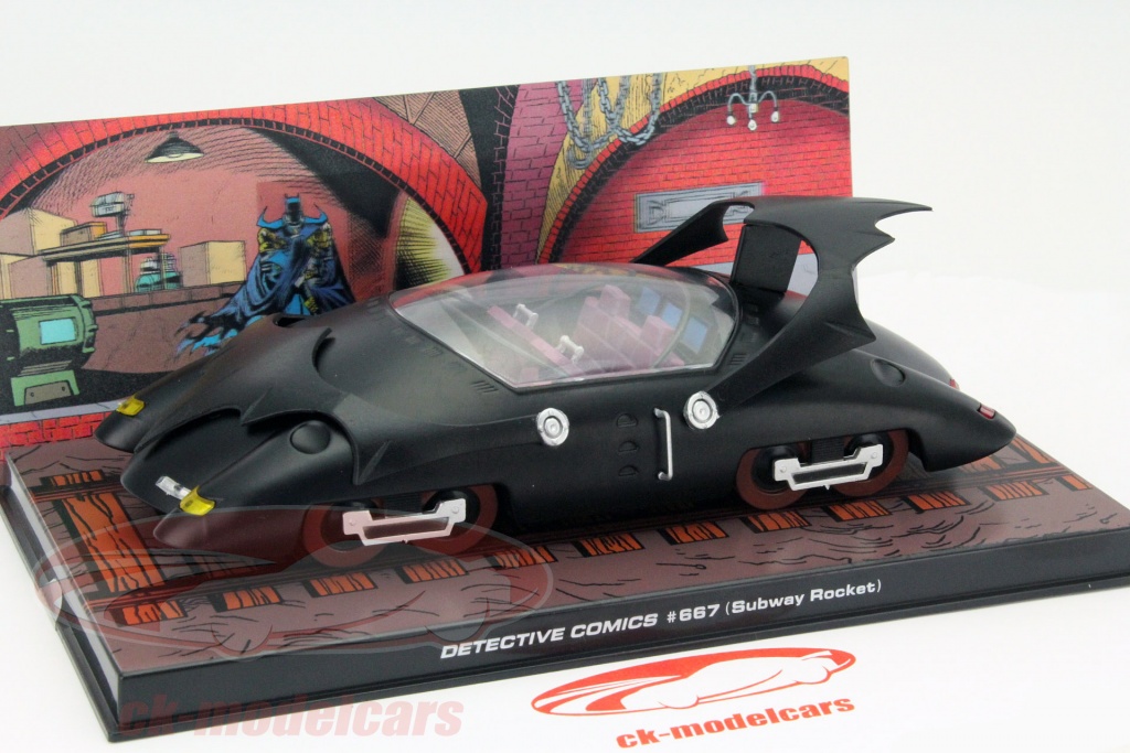 Altaya 1:43 Batman Detective Comics #667 Subway Rocket black CK920319 ...