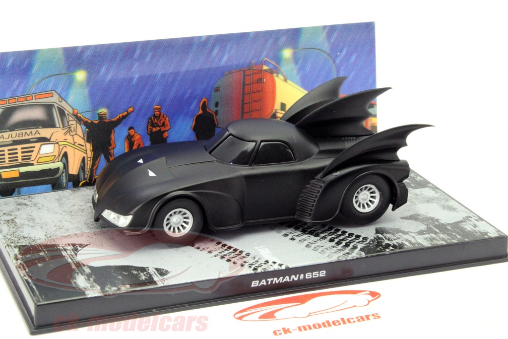 Altaya 1:43 Batman Batmobile #652 black MAG EY20 model car MAG EY20