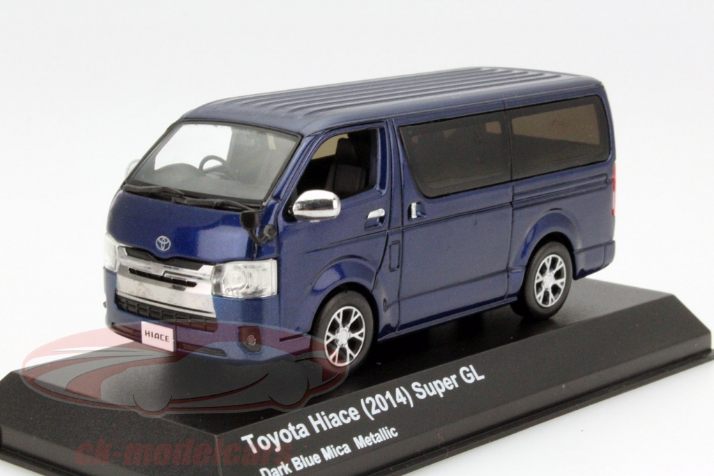 Kyosho 1:43 Toyota Hiace Super GL イヤー 2014 ダークブルー 3861 モデル 車 3861 4548565256204
