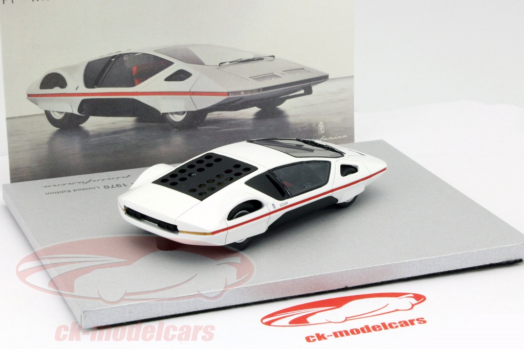 La Mini Miniera 1:43 Pininfarina Ferrari Modulo Year 1970 white PF007 ...