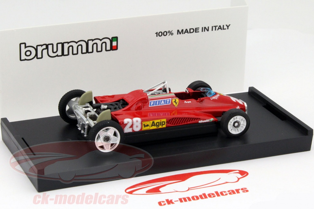 Brumm 1:43 Didier Pironi Ferrari 126C2 #28 Transport Version R268T modèle voiture R268T ...