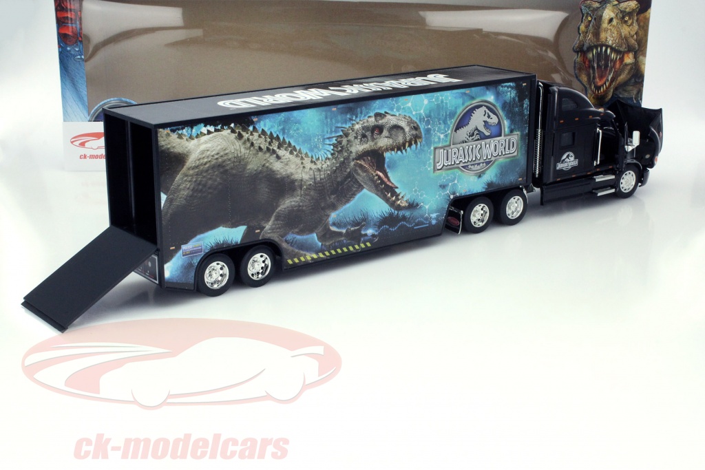 Jadatoys 1:24 Peterbilt Model 387 Hauler Jurassic World 1:32 97311 ...