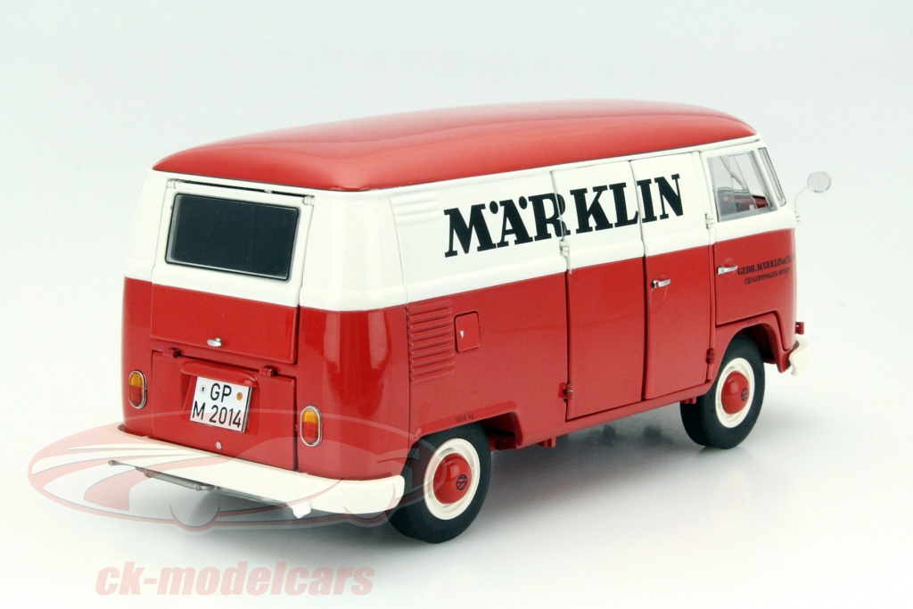 Schuco 1:18 Volkswagen VW T1 Transporter Märklin red / white 450027700 ...