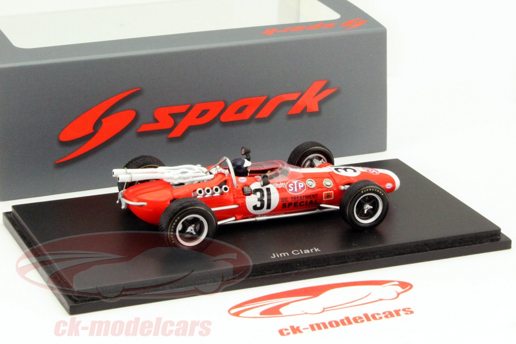 Spark 1:43 Jim Clark Lotus 38 #31 Indy 500 1967 S4274 model car S4274 ...