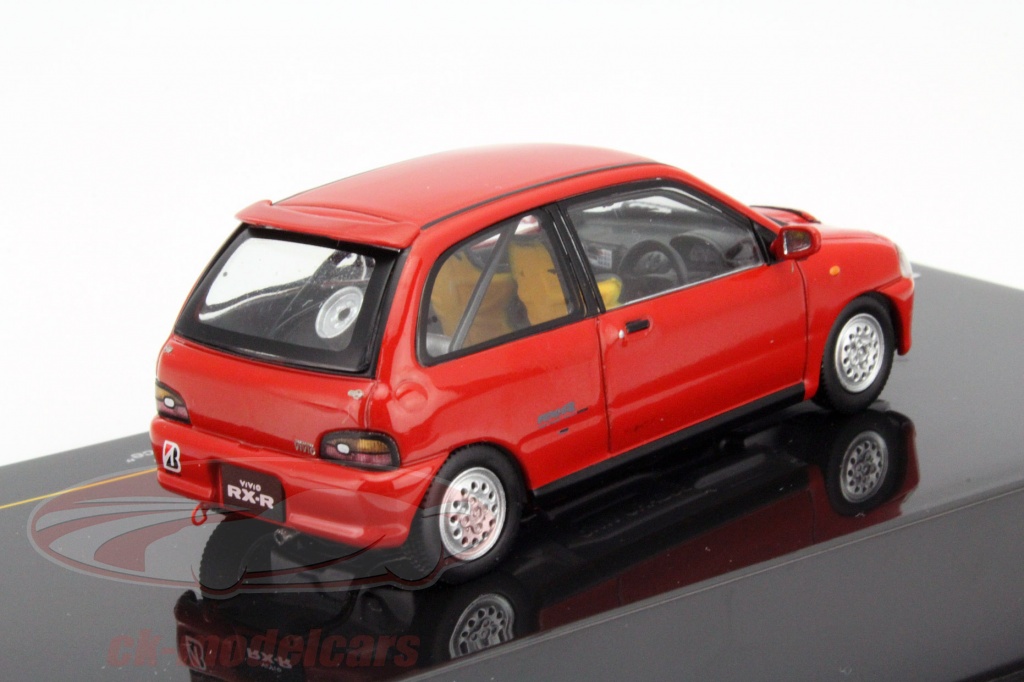 Ixo 1:43 Subaru Vivio RX-R Test Car Year 1993 red MOC160 model car ...