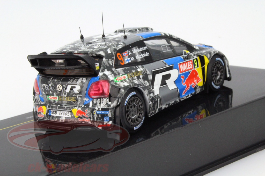 Ixo 1:43 Volkswagen VW Polo R WRC #9 Rally Wales 2013 Mikkelsen ...