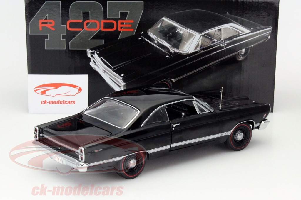 GMP 1:18 Ford Fairlane 427 R Code Year 1967 black 18803 model car 18803 ...
