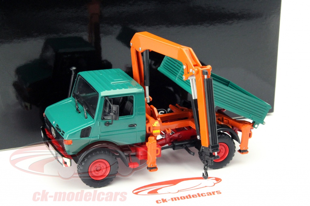 Minichamps 1:43 Mercedes-Benz Unimog 1300 L Tipper With Loading Crane ...