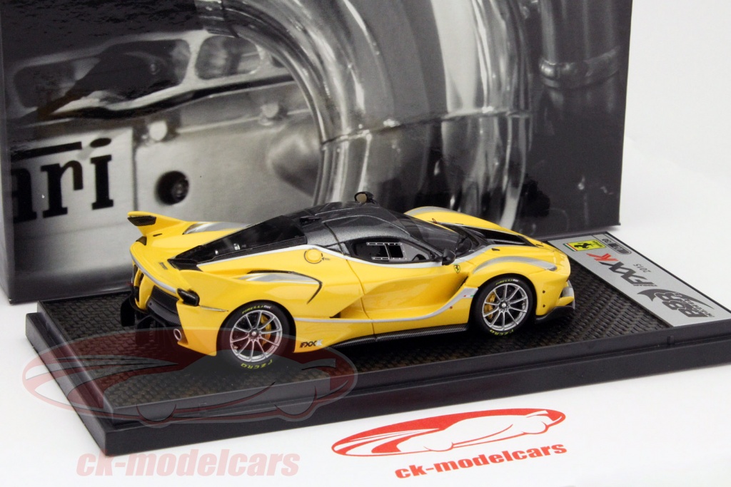 BBR Models 1:43 Ferrari FXX K Year 2015 yellow / Grey BBRC164Y model ...