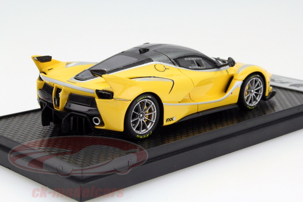 BBR Models 1:43 Ferrari FXX K Year 2015 yellow / Grey BBRC164Y model ...