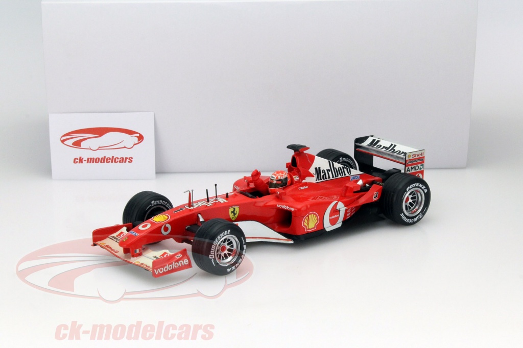 HotWheels 1:18 M. Schumacher Ferrari F2002 #1 World Champion Canada GP ...