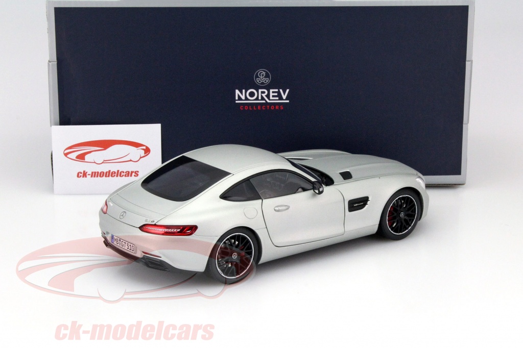 Norev 1:18 Mercedes-Benz AMG GT Year 2015 mat silver 183495 model car ...