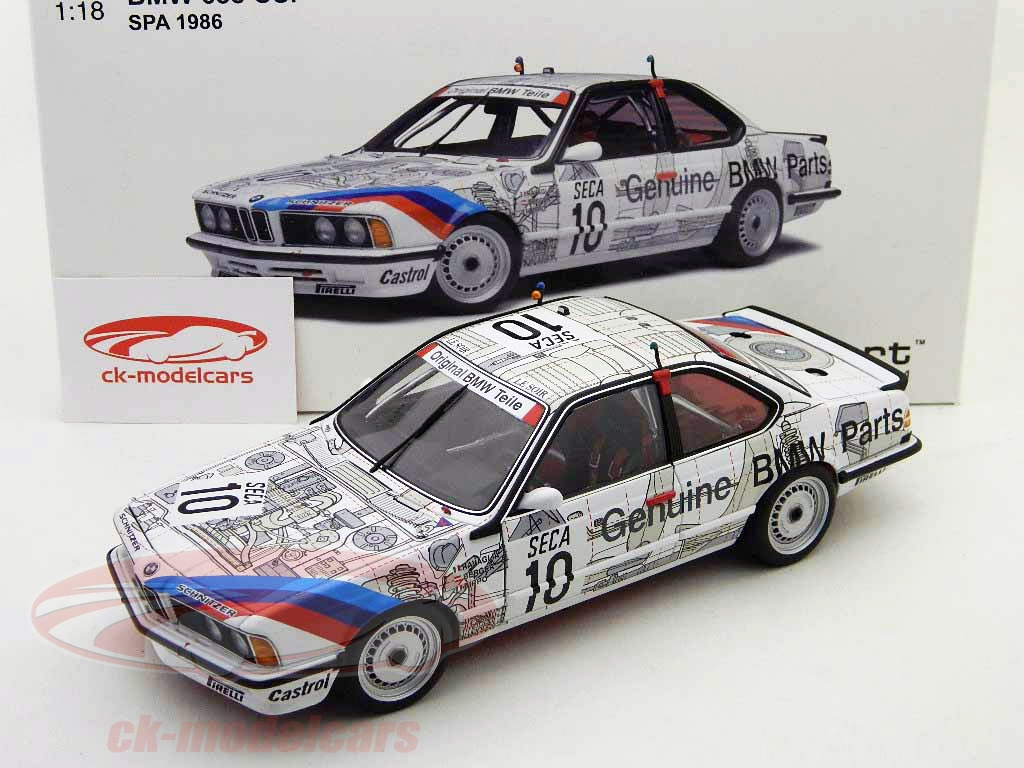 AUTOart 1:18 BMW 635 CSI #10 24h Spa-Francorchamps 1986 88646 model car 88646 674110886467