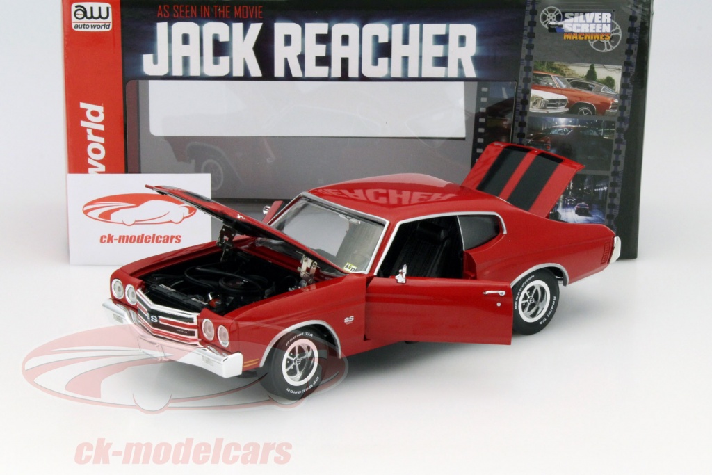 AutoWorld 1:18 Chevrolet Chevelle SS desde la Película Jack Reacher ...