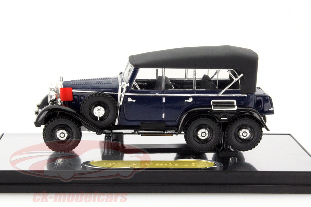 Signature Models 1:43 Mercedes-Benz G4 イヤー 1938 ブルー / 黒 PM43710 モデル 車 ...