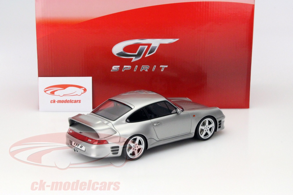 GT-SPIRIT 1:18 Porsche Ruf CTR 2 silver GT080 model car GT080 9580010301164
