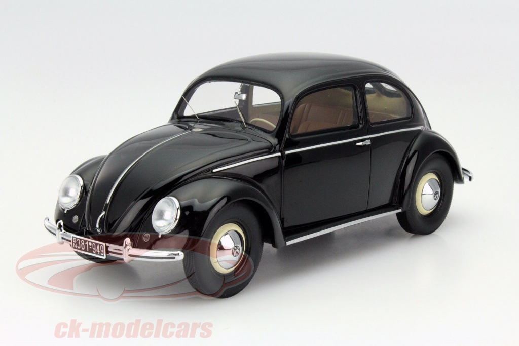Minichamps 1:18 Volkswagen VW Käfer イヤー 1949 黒 107054001 モデル 車 ...