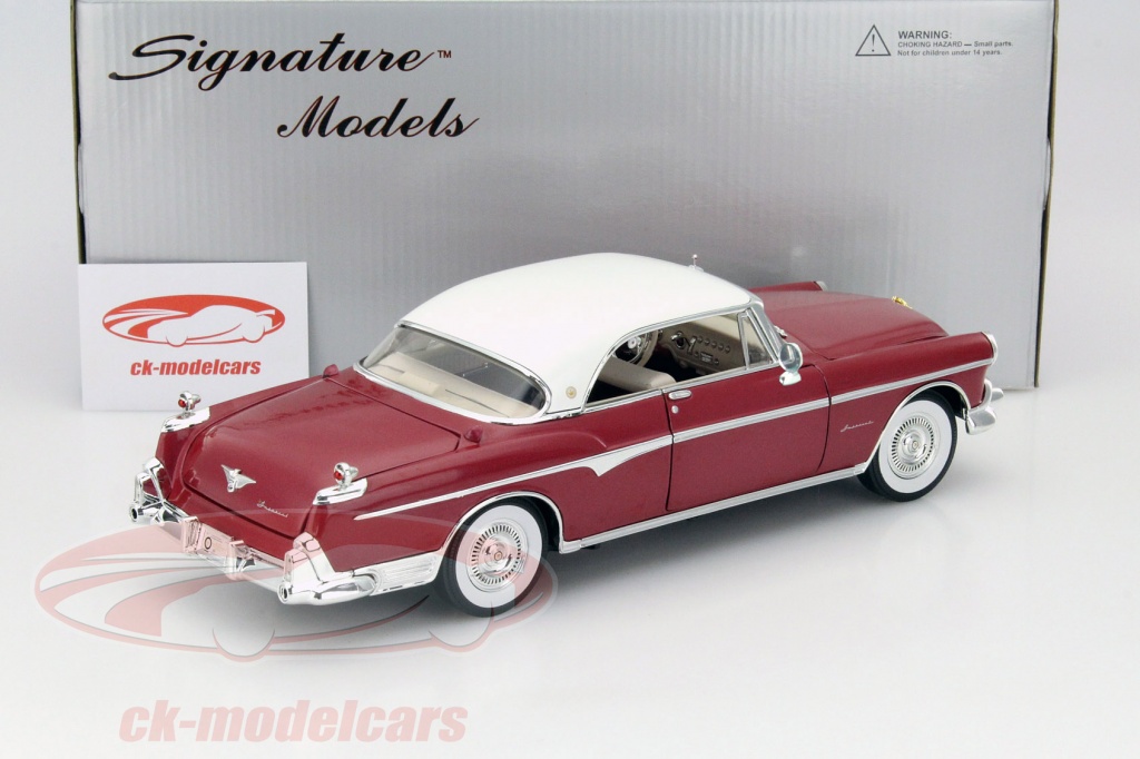 Signature Models 1:18 Chrysler Imperial Year 1955 red 18111-2 model car ...