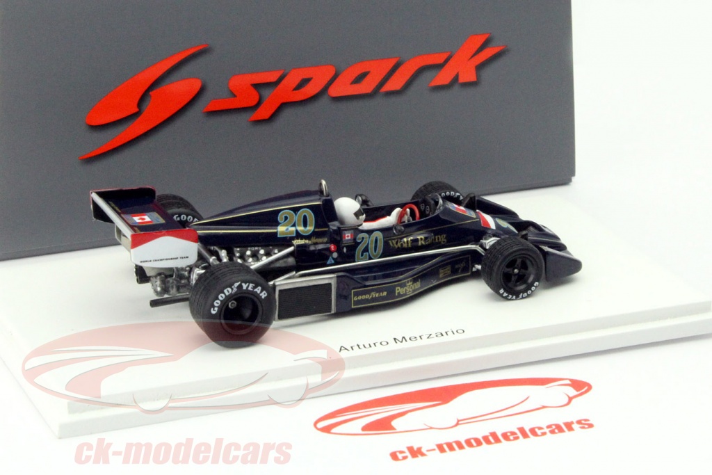 Spark 1:43 Arturo Merzario Williams FW05 #20 日本 GP 公式 1 1976 S4049 模型 ...