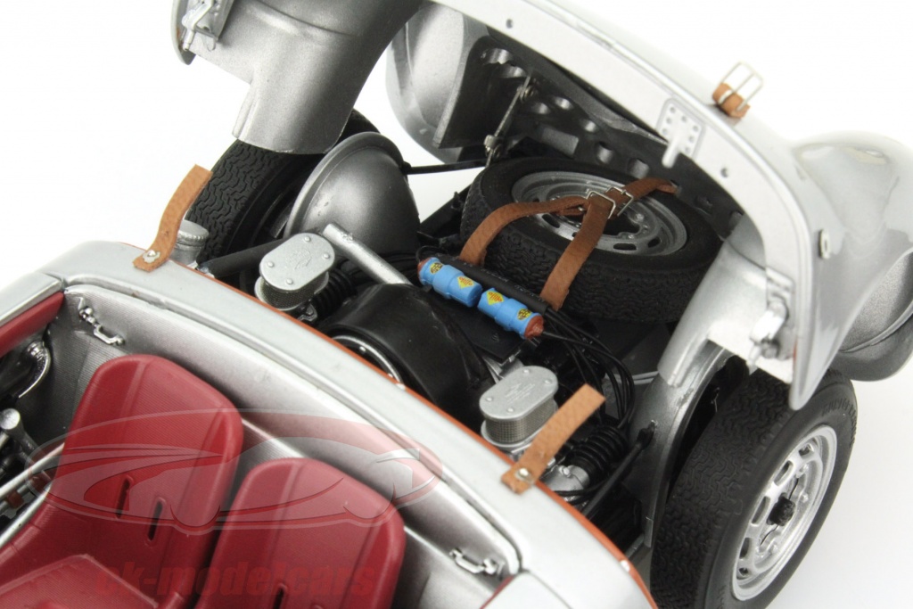 Schuco 1:18 Volkswagen VW T1 Porsche Rennstall Bunker With Porsche 550 ...